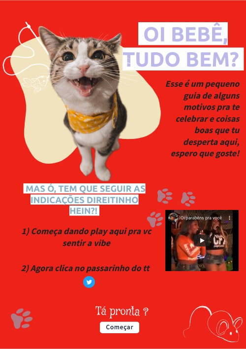 FELIZ ANIVERSÁRIO, DAY. | Genially