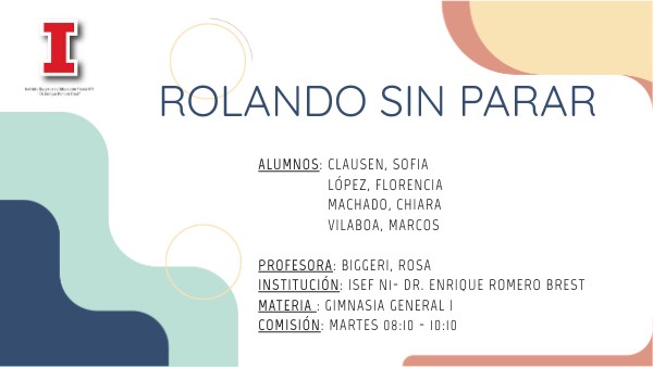 Rolando sin parar - martes 08.50 | Genially