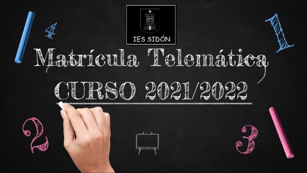 Matrícula telemática IES Sidón