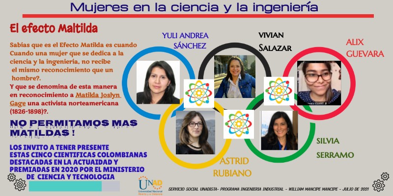 Mujeres en la ciencia y la Ingeniería -Efecto Matilda