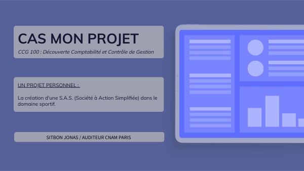 CAS MON PROJET CCG 100 | Genially