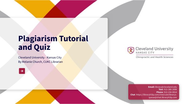 Plagiarism Tutorial & Quiz | Genially