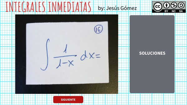 Integrales inmediatas | Genially
