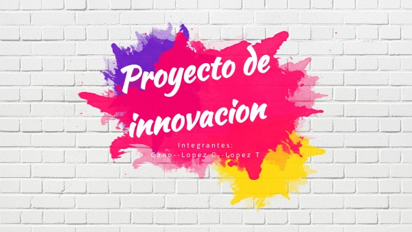 Proyecto de Innovacion | Genially