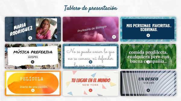 Nos presentamos