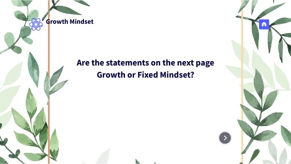 Growth Mindset Activity | Genially