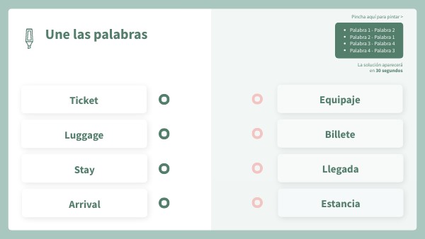 UNE PALABRAS: viajes