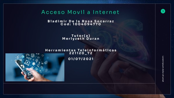 ACCESO MOVIL A INTERNET