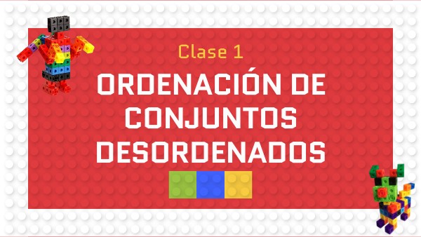 Ordenación de conjuntos desordenados | Genially