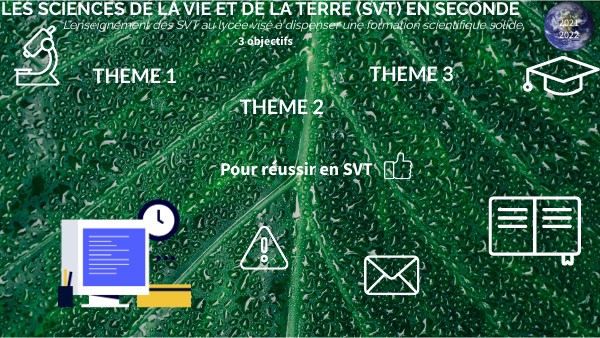 Présentation SVT 2nde