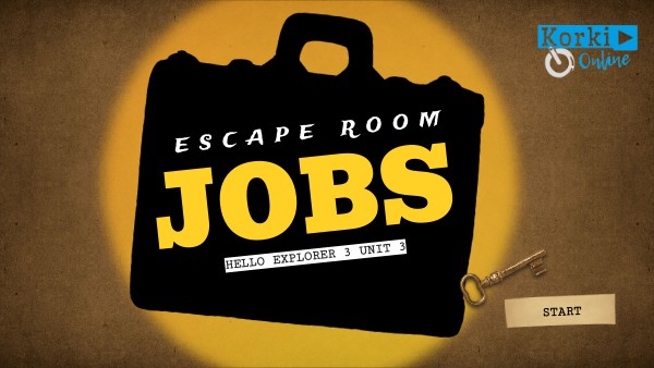 Escape Room Hello Explorers 3 unit 3 jobs