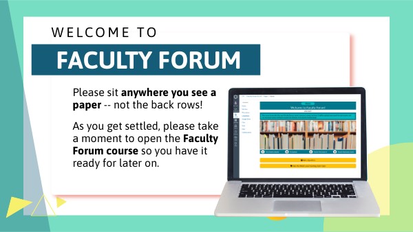 February Faculty Forum