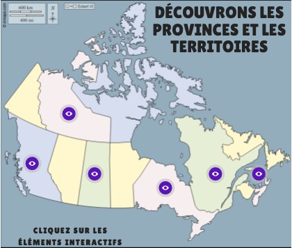 Les provinces et les territoires du Canada | Genially