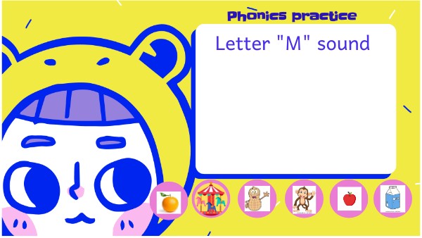 Phonics letter m