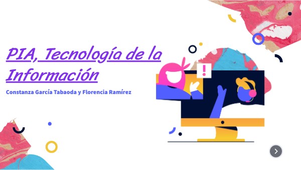 PIA tecnologías de la información | Genially