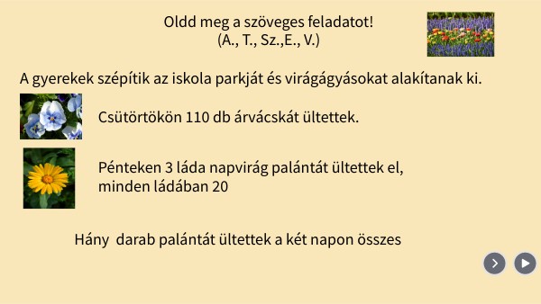 Szöveges feladat - Tapuscript | Genially