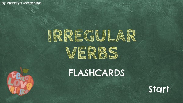 Irregular verbs flashcards | Genially