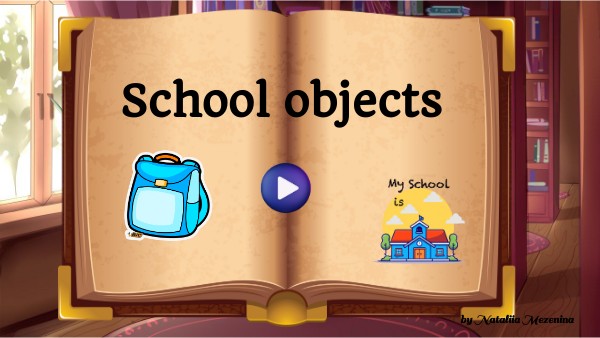 School objects_vocabulary_Teach and Create | Genially