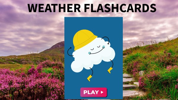 Weather flashcards | Genially