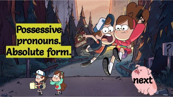 Possessive pronouns (absolute form) | Genially