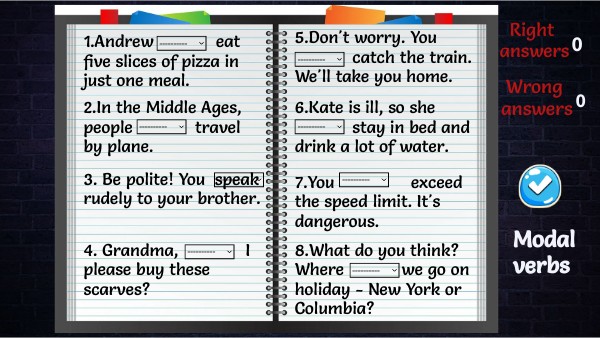 Modal verbs | Genially