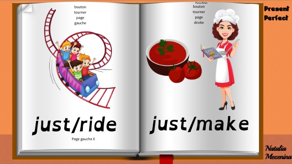 Present Perfect book | Genially