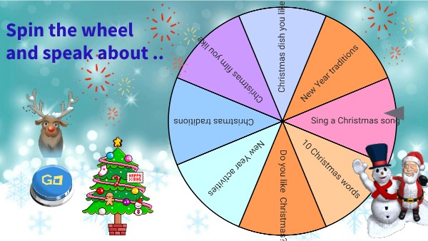 Christmas wheel | Genially