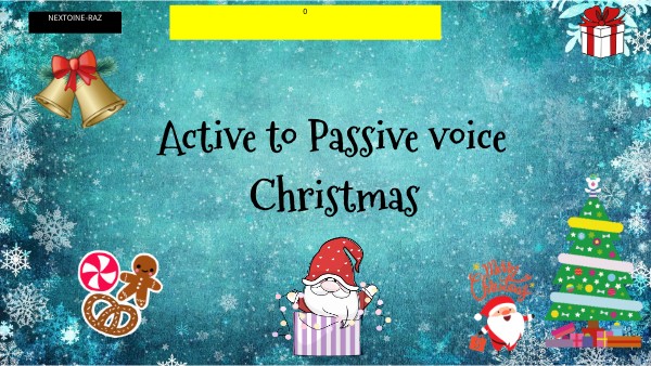 Passive Voice (Christmas) | Genially
