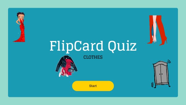 FLIPCARD QUIZ CLOTHES | Genially