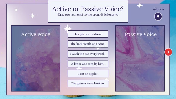 Active or Passive voice | Genially