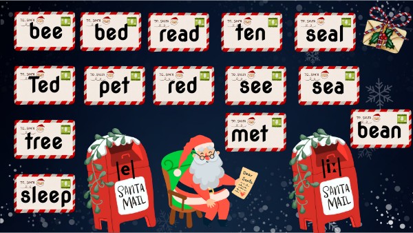 Match short and long vowel E | Genially