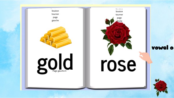 short and long vowel O book | Genially