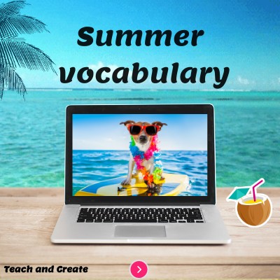 SUMMER (BEACH) VOCABULARY | Genially