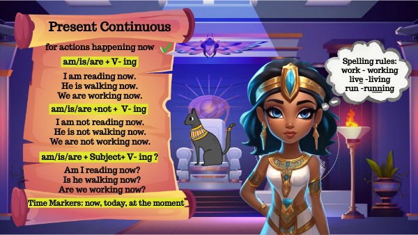 Present Continuous | Genially