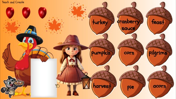 Thanksgiving day_Bingo_Teach and Create