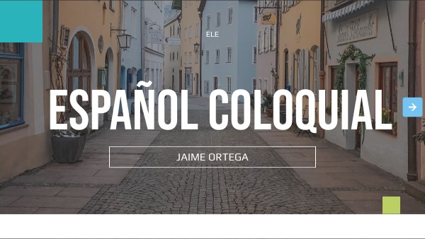 Español coloquial | Genially