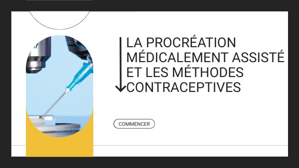 PMA et méthodes contraceptives | Genially