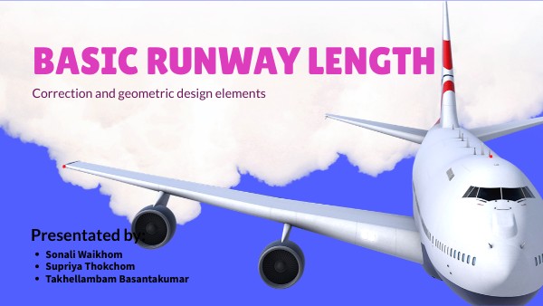 Basic Runway length and corrections, Geometric design element