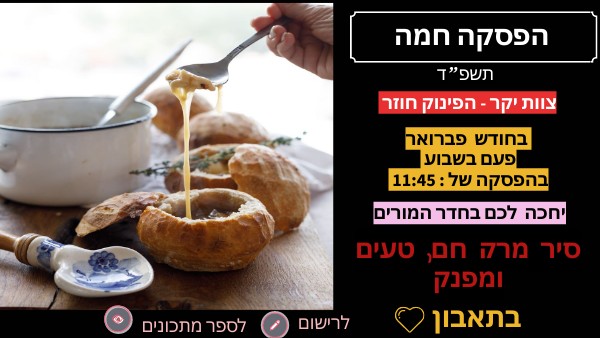 Interactive recipe