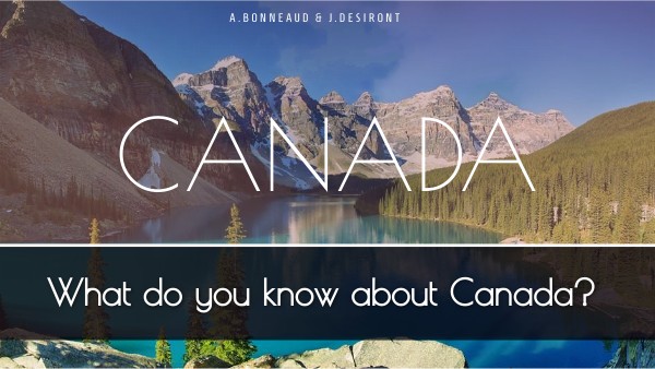 Canada Webquest | Genially