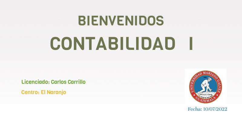 1 Contabilidad I | Genially