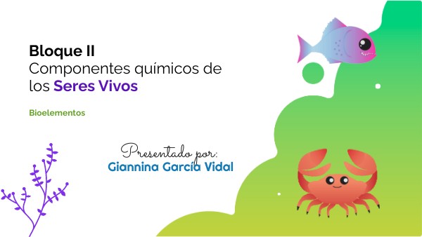 Bioelementos | Genially