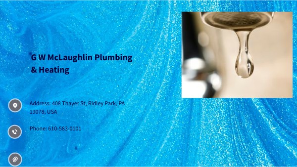 G W McLaughlin Plumbing & Heating | Genially