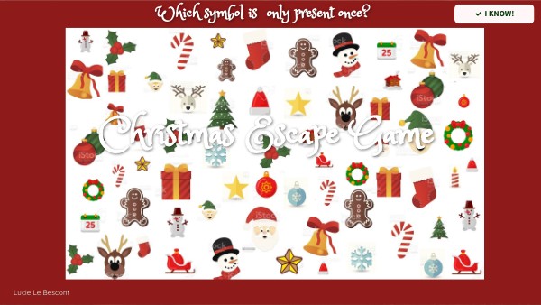 [4e / 3e] Christmas Escape Game | Genially