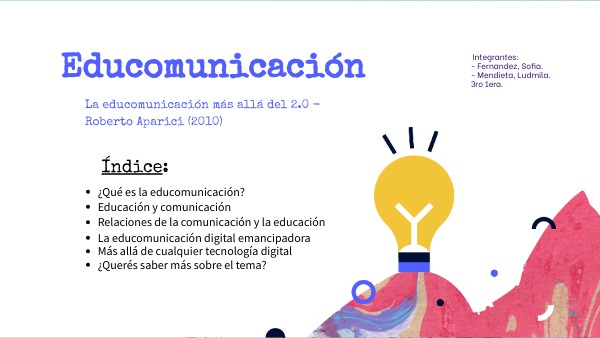Educomunicación | Genially