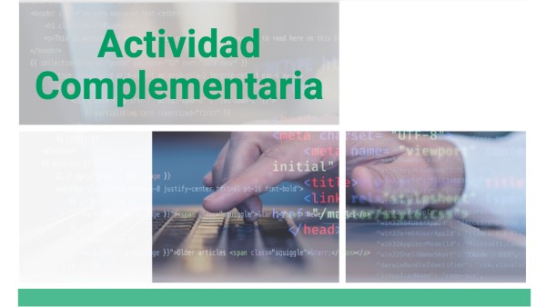 POO - Actividad complementaria UNIDAD 3