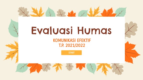 Evaluasi Humas Komunikasi Efektif