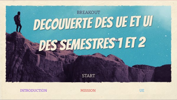 ADVENTURE decouverte UE | Genially