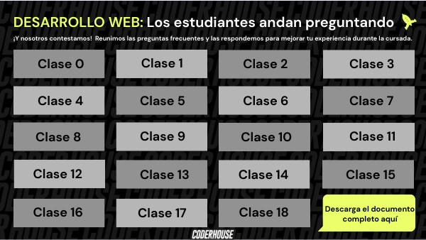 FAQs Desarrollo Web V6 | Genially