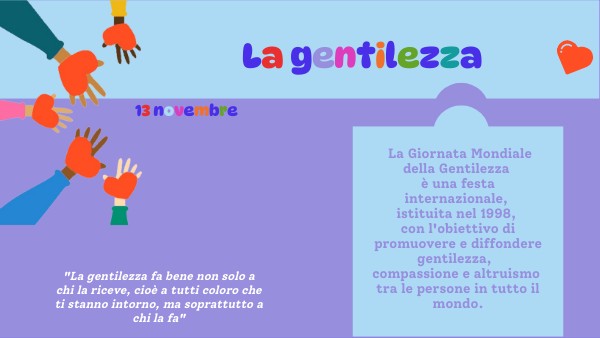 La Gentilezza - Kindness | Genially